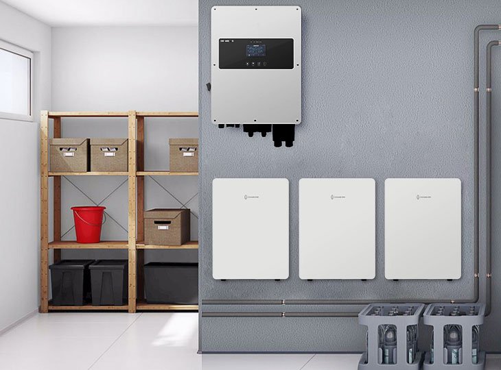 2.5kWh Wall Mounted LiFePO4 Home Battery Pack - MOON2.5-W